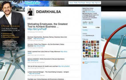 47 Twitter Profile Backgrounds-Must See - Designbeep