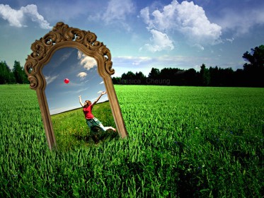 38 Interesting Mirror Photomanipulation | Designbeep