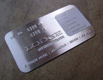30 Interesting and Creative Metal Business Card Designs - Designbeep