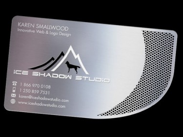 30 Interesting and Creative Metal Business Card Designs - Designbeep