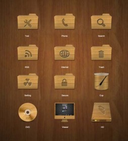 Ultimate Collection of Free Wooden Icons for Web Designers and ...