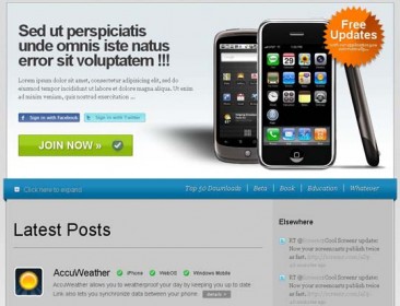 60 Modern and Professional Looking yet Free XHTML/CSS Website Templates ...