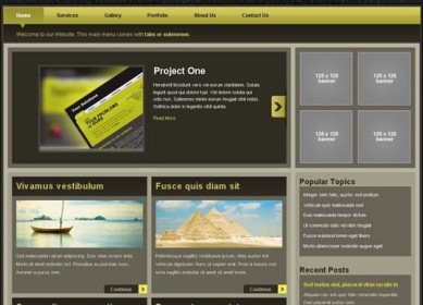 60 Modern and Professional Looking yet Free XHTML/CSS Website Templates ...