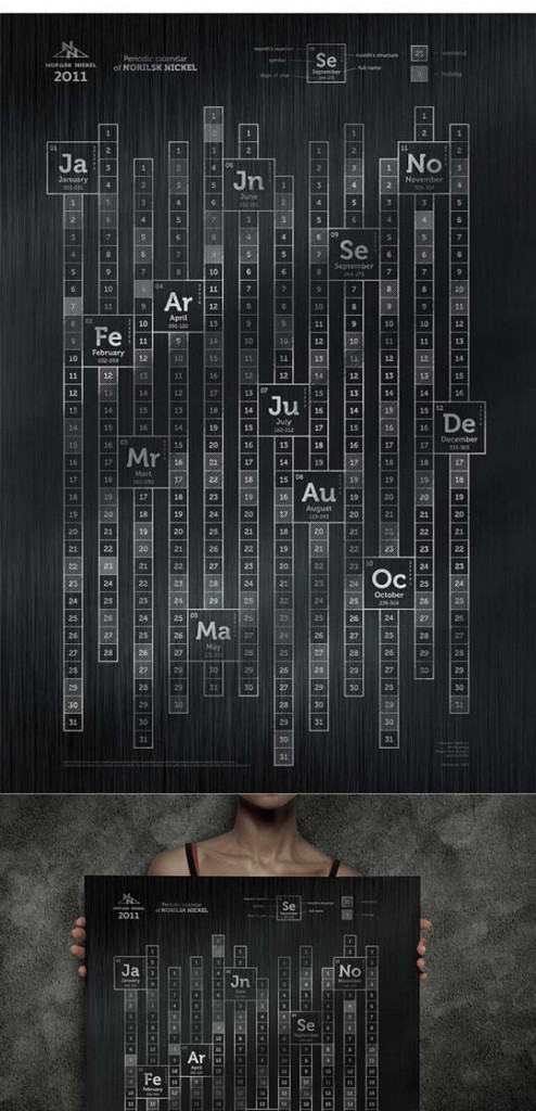 Showcase of Creatively Designed Calendars - Designbeep