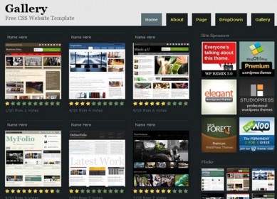 60 Modern and Professional Looking yet Free XHTML/CSS Website Templates ...