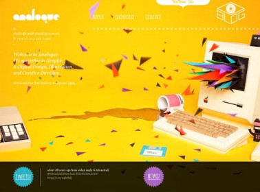 Yellow in Web Design! 45 Bright and Inspiring Examples - Designbeep