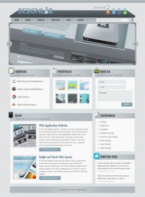 Top 50 Photoshop Web Layout Tutorials from 2011 - Designbeep