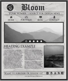 Top 50 Photoshop Web Layout Tutorials from 2011 - Designbeep