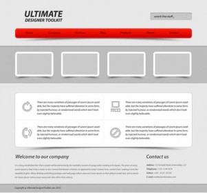 Top 50 Photoshop Web Layout Tutorials from 2011 - Designbeep