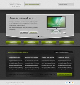 Top 50 Photoshop Web Layout Tutorials from 2011 - Designbeep