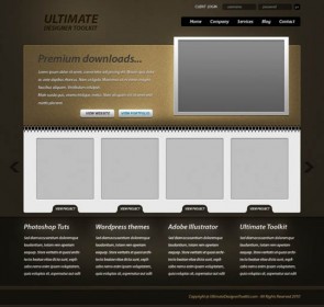 Top 50 Photoshop Web Layout Tutorials from 2011 - Designbeep