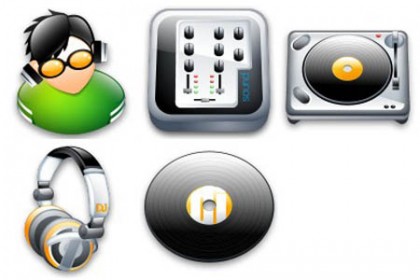 Collection of High Quality and Free Music Icon Packs - Designbeep