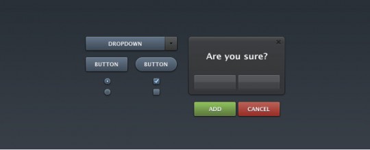 50 Free and High Quality PSD Web UI Elements to Speed up Your Design ...
