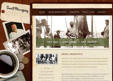 Brown in Web Design! 40 Beautiful Examples for Inspiration - Designbeep