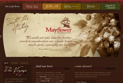 Brown in Web Design! 40 Beautiful Examples for Inspiration - Designbeep