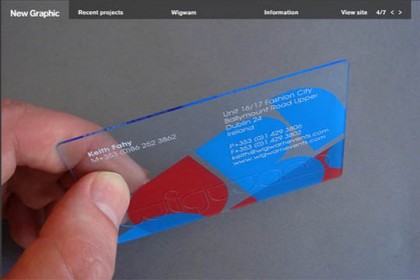 35 Impressive Examples Of Transparent and Waterproof Business Cards ...