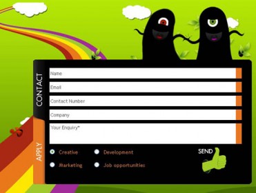 Showcase of Beautifully Designed Contact Forms for Inspiration - Designbeep