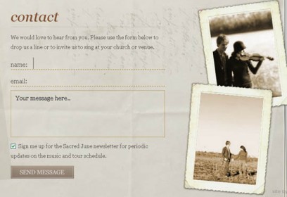 Showcase of Beautifully Designed Contact Forms for Inspiration - Designbeep