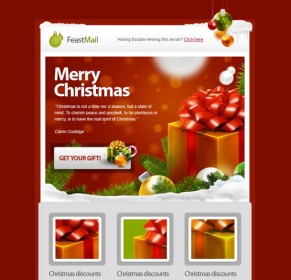 17 Beautifully Designed Christmas Email Templates for Marketing Your ...