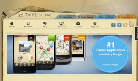 40 Excellent iPhone Application Website Designs for Inspiration ...