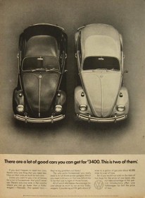 Remembering the Beetle – 30 Volkswagen Ads from the 1960s - Designbeep