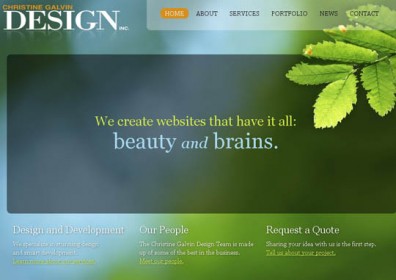Green in Web Design! 45 Beautiful and Inspiring Examples - Designbeep