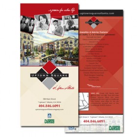 Showcase of Attractive Rack Cards - Designbeep