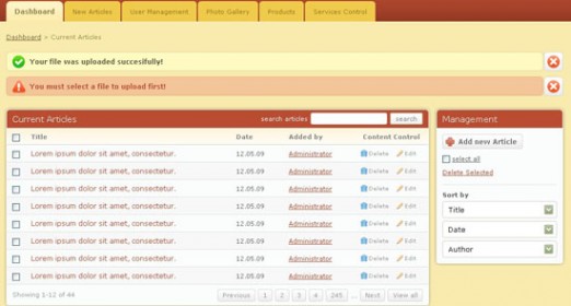 Free and Premium Customizable CSS/HTML Admin Templates - Designbeep