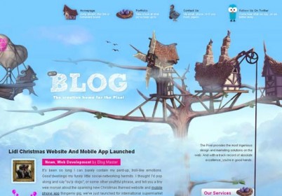 Blue in Web Design! 50 Beautiful Examples for Inspiration - Designbeep