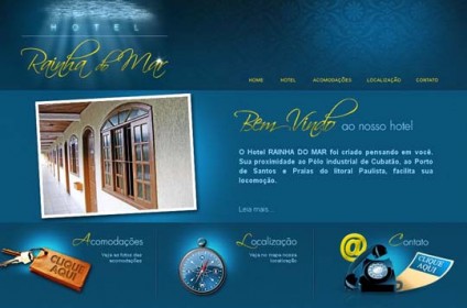 Blue in Web Design! 50 Beautiful Examples for Inspiration - Designbeep