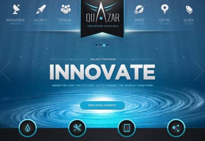 Blue in Web Design! 50 Beautiful Examples for Inspiration - Designbeep