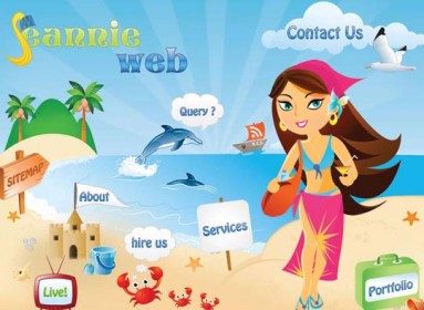 Blue in Web Design! 50 Beautiful Examples for Inspiration - Designbeep