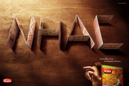 30 Inspiring Examples of Big Typography In Print Ads - Designbeep