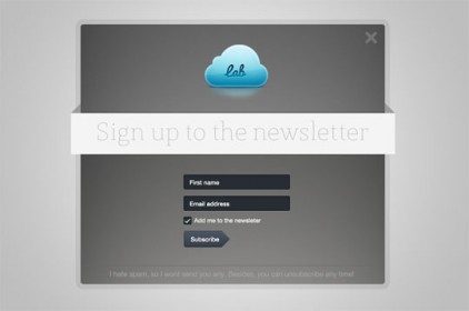22 Free and Premium Well-Designed Web Form PSD Files - Designbeep