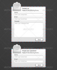 22 Free and Premium Well-Designed Web Form PSD Files - Designbeep
