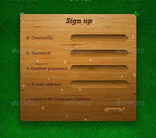 22 Free and Premium Well-Designed Web Form PSD Files - Designbeep