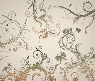 30 Free Swirl,Curly and Floral Vectors for Designers - Designbeep