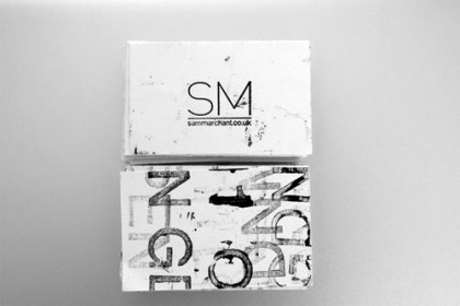 62 Cool Examples Of Big Typography In Business Card Design - Designbeep