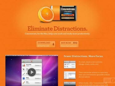 Orange In Web Design:36 Inspiring Examples - Designbeep
