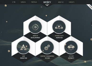 Showcase of Websites Using Hexagons - Designbeep