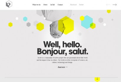 Showcase of Websites Using Hexagons - Designbeep