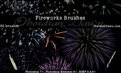 150+ Free Awesome Fireworks Brushes For Photoshop - Designbeep