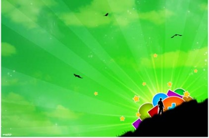 30+ New Collection of Beautiful Vector Wallpapers For Your Desktop ...