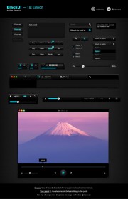 32 Absolutely Fresh and Free PSD Web Elements For Designers - Designbeep