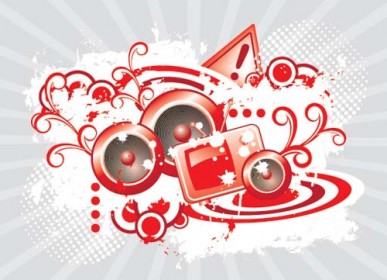 35 Free Eye-Catching Music Related Vectors For Designers - Designbeep