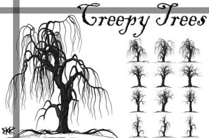 100+ Free High Quality Tree Brushes for Photoshop - Designbeep