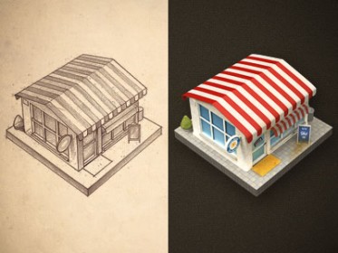 Showcase of Amazing iOS App. Icon Sketches and Final Versions - Designbeep