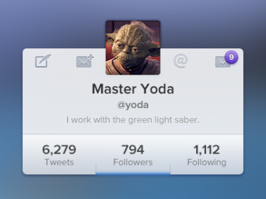 30 Must-See Twitter Widget UI Designs For Inspiration - Designbeep