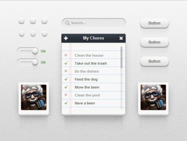 36 Free Web and Mobile UI PSDs Converted Into HTML/CSS - Designbeep
