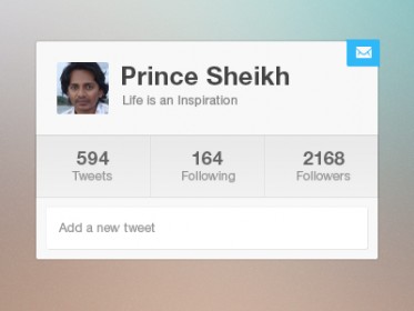 30 Must-See Twitter Widget UI Designs For Inspiration - Designbeep